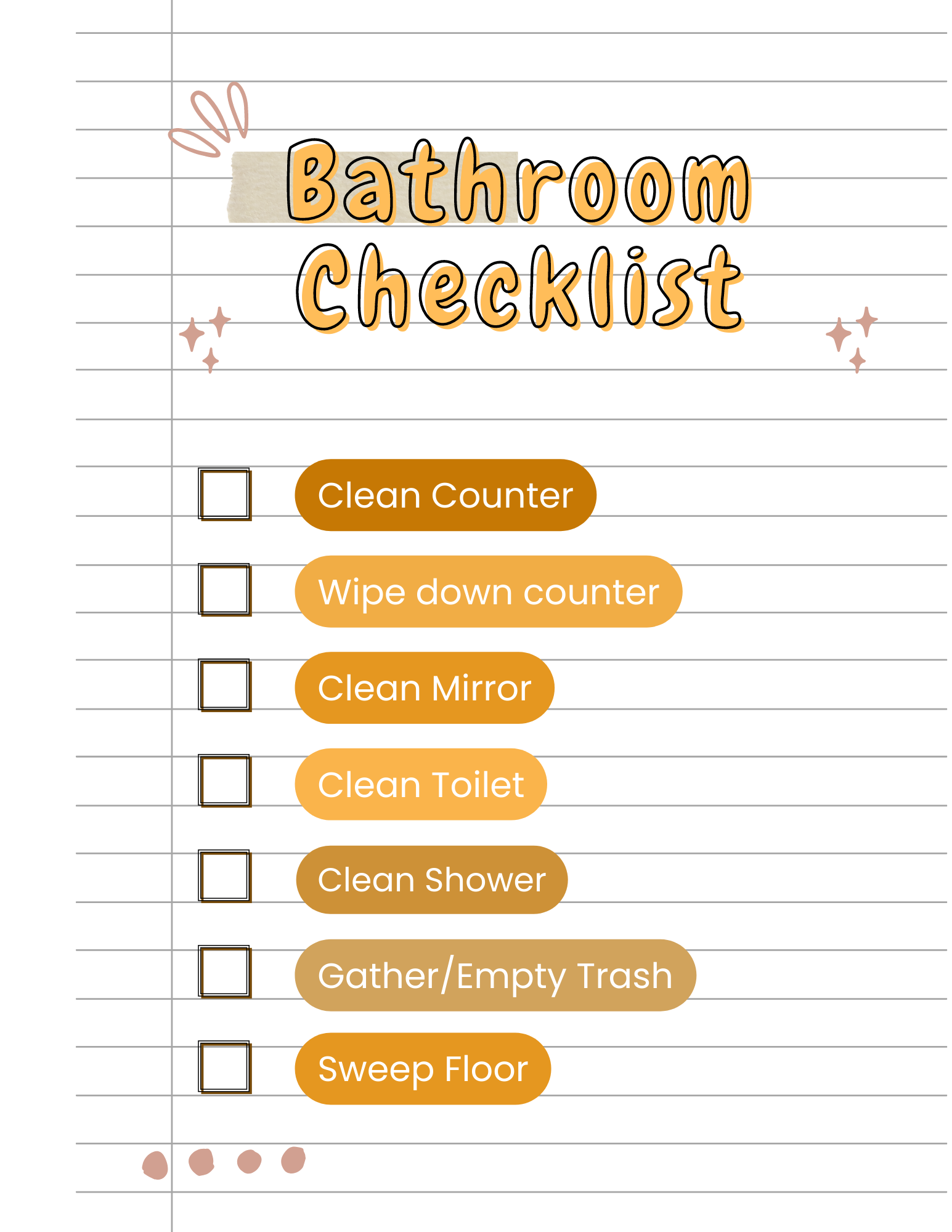 Rotating Chore Chart – A Wise Woman in Progress