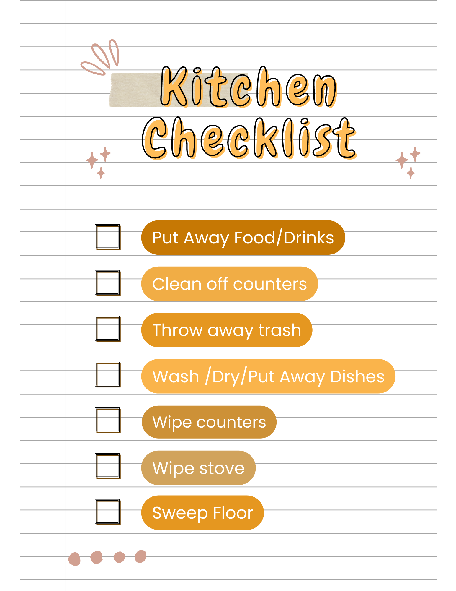 Rotating Chore Chart – A Wise Woman in Progress